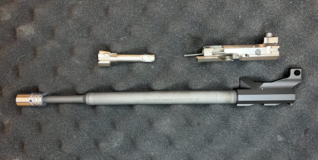 M249S M249 SAW MK46 complete open bolt operating rod assembly with ...