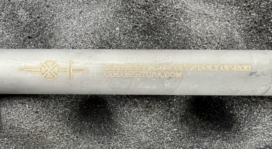 M249S M249 SAW MK46 open bolt operating rod assembly | Armament