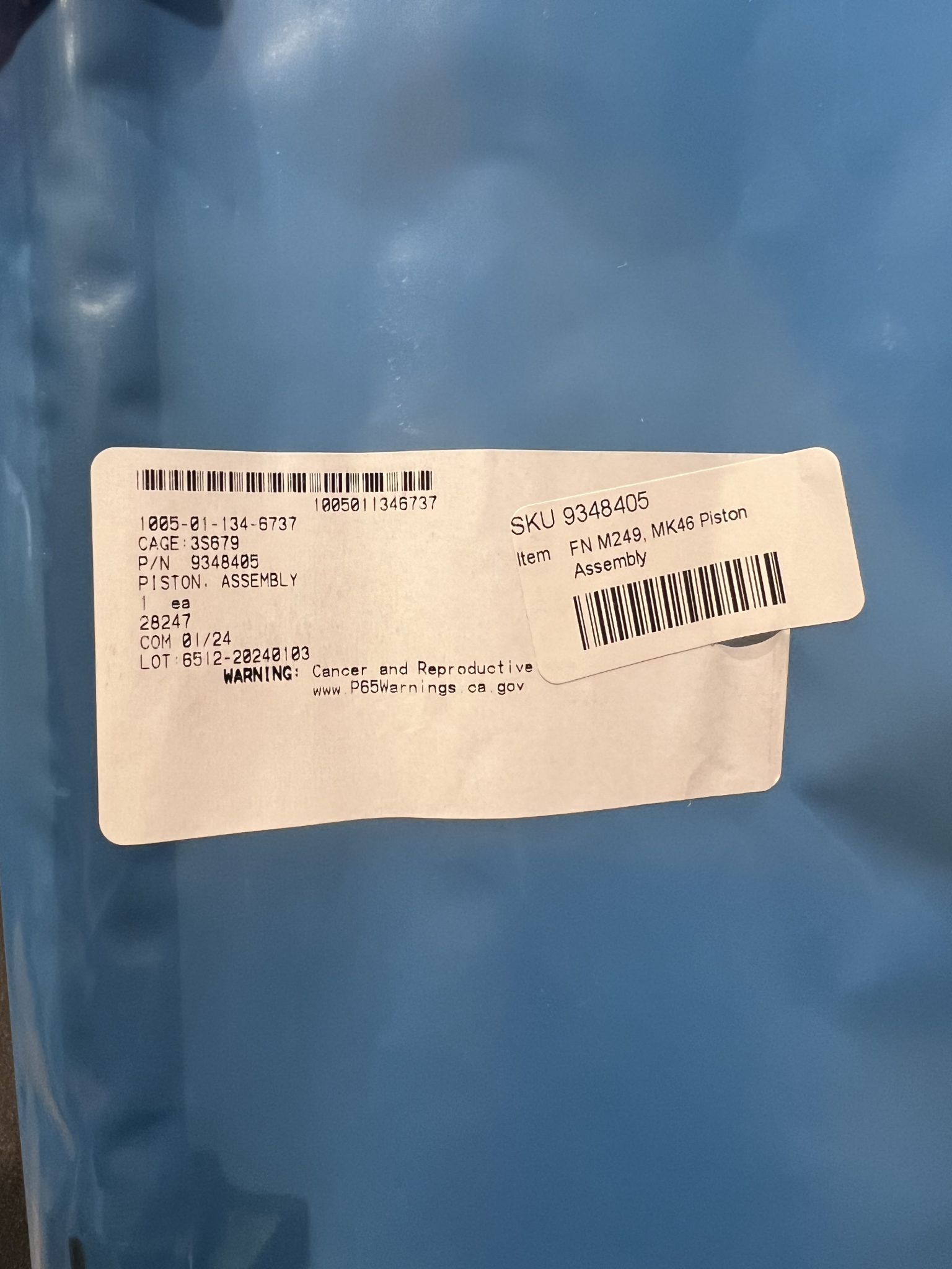 M249S M249 SAW MK46 open bolt operating rod assembly | Armament